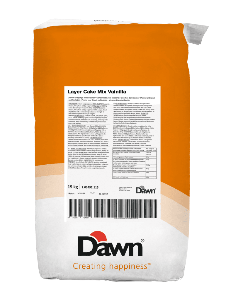 DAWN LAYER CAKE WHITE S/15 KG - Doser